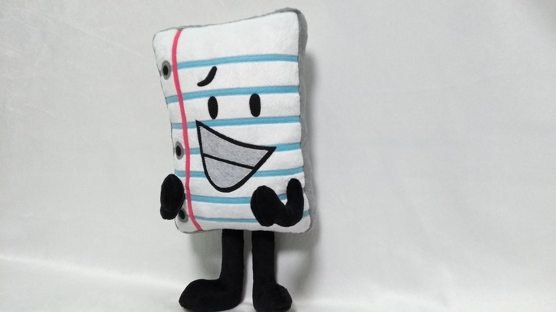Custom Plush Toy Inspired by Paper From Inanimate Insanity - Etsy Singapore