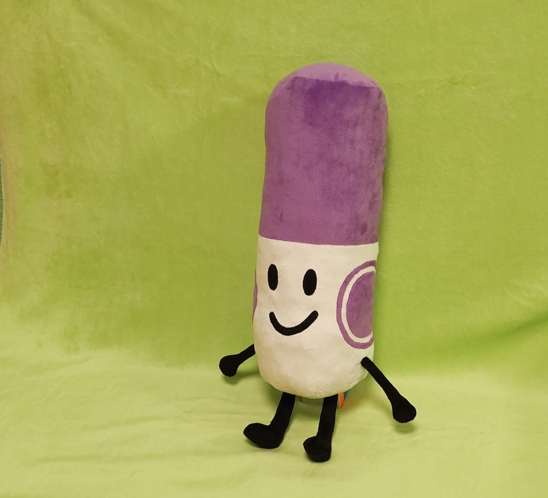 Custom Plush Toy Inspired by Marker From Inanimate Insanity, Toy Made ...