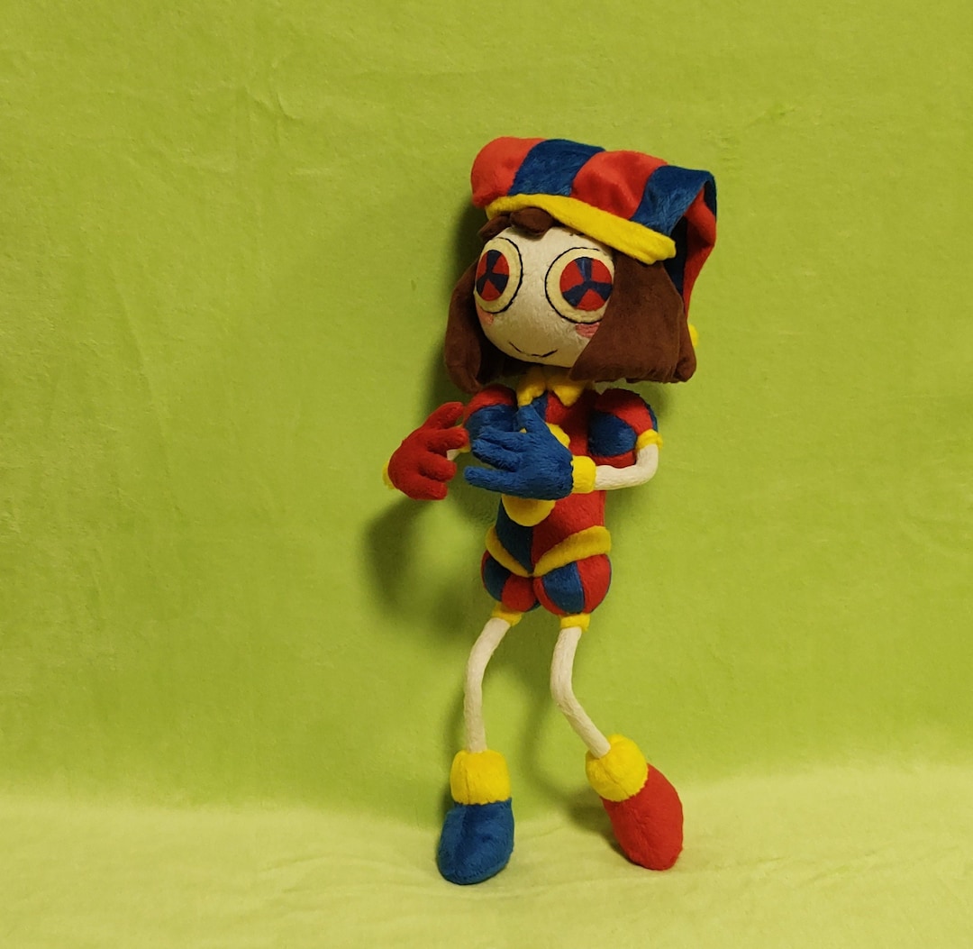 Custom Plush Pomni the Amazing Digital Circus, Toy Made From Drawing ...