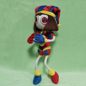 Custom Plush Pomni the Amazing Digital Circus, Toy Made From Drawing ...