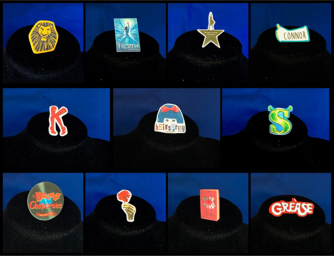 Broadway Logo Pins 1 - Lion King, Frozen, Hamilton, Evan Hansen, Kinky ...