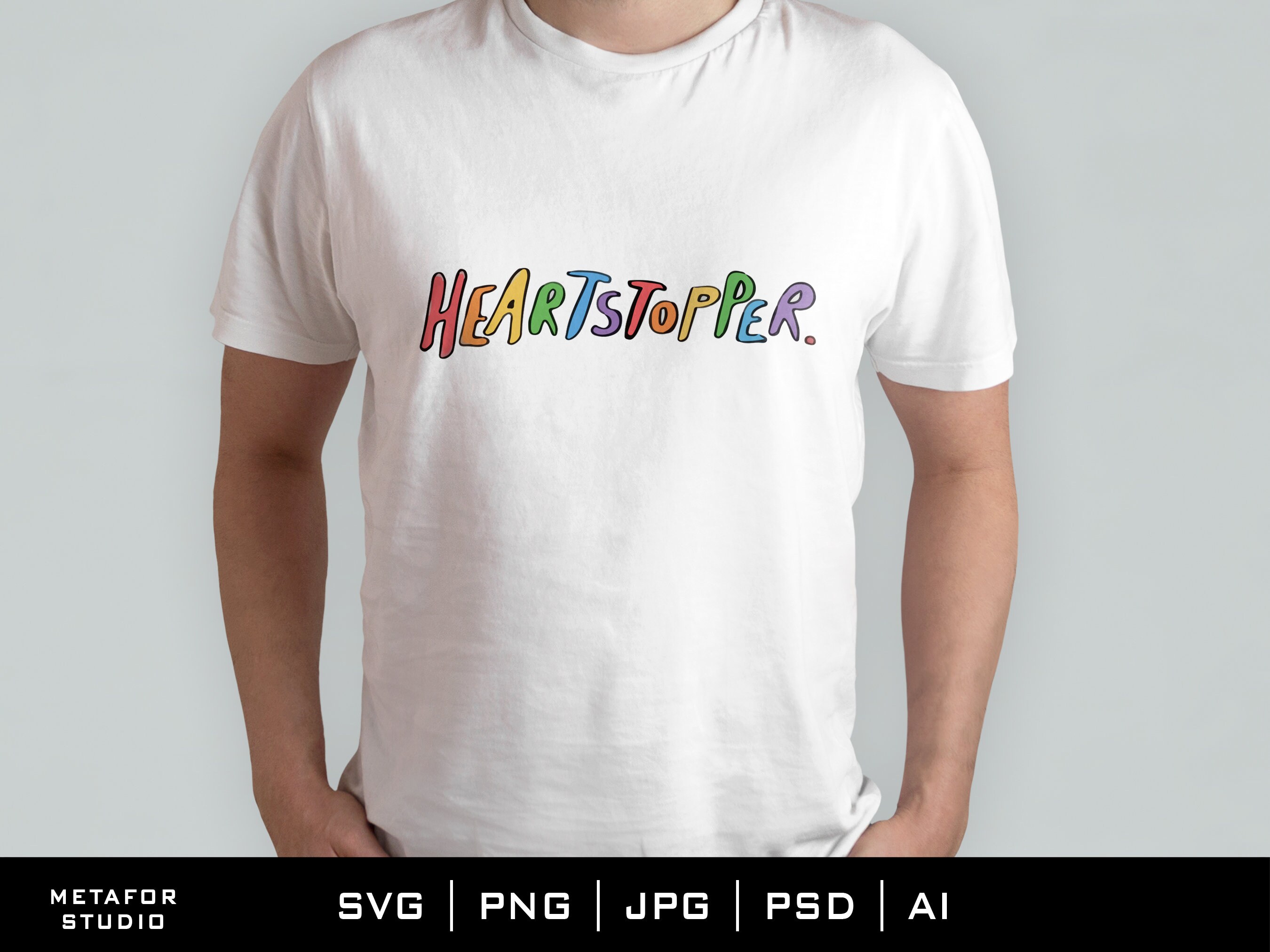 Heartstopper Logo Svg Heartstopper Sticker Leaves PNG LGBTQ | Etsy Ireland