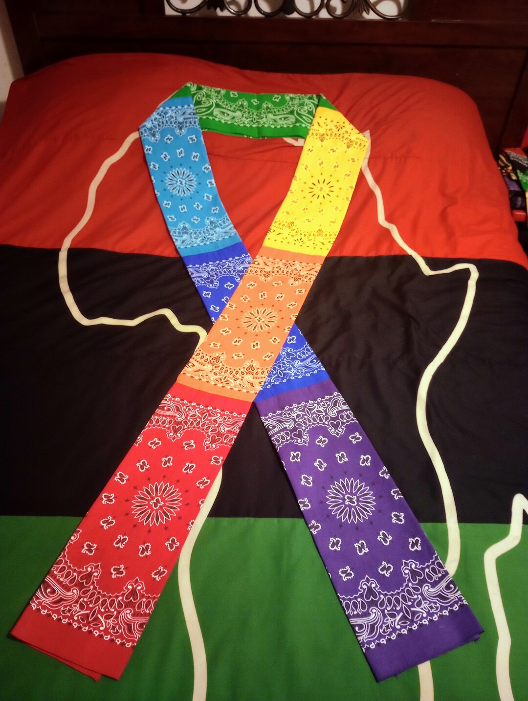 Seven Chakras Melanian Scarf: Spiritual Gangsta - Etsy