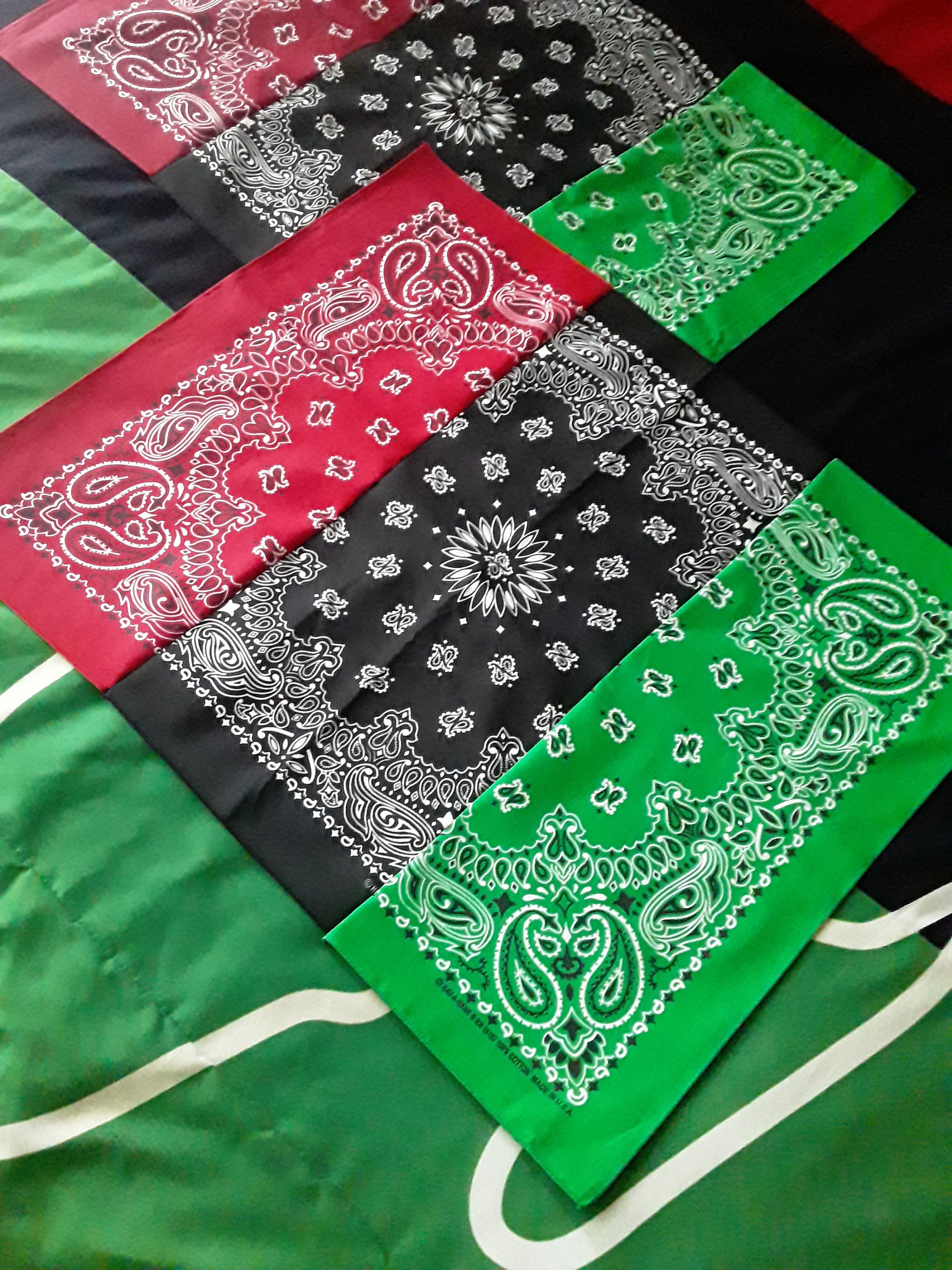RBG Melanian Bandana: Revolutionary but Gangsta - Etsy