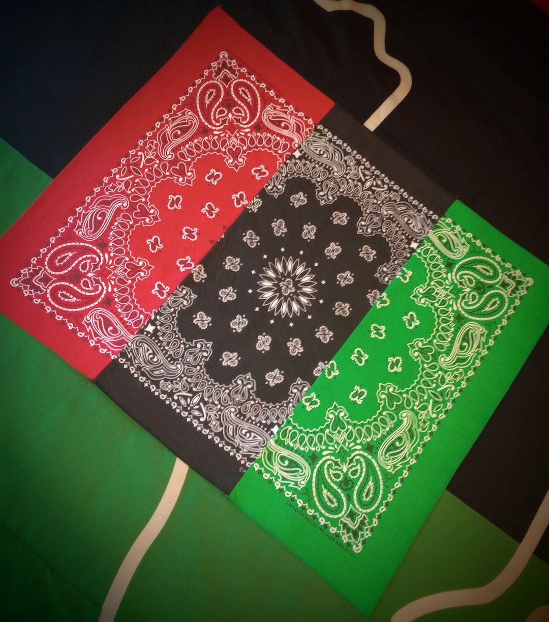 RBG Melanian Bandana: Revolutionary but Gangsta - Etsy