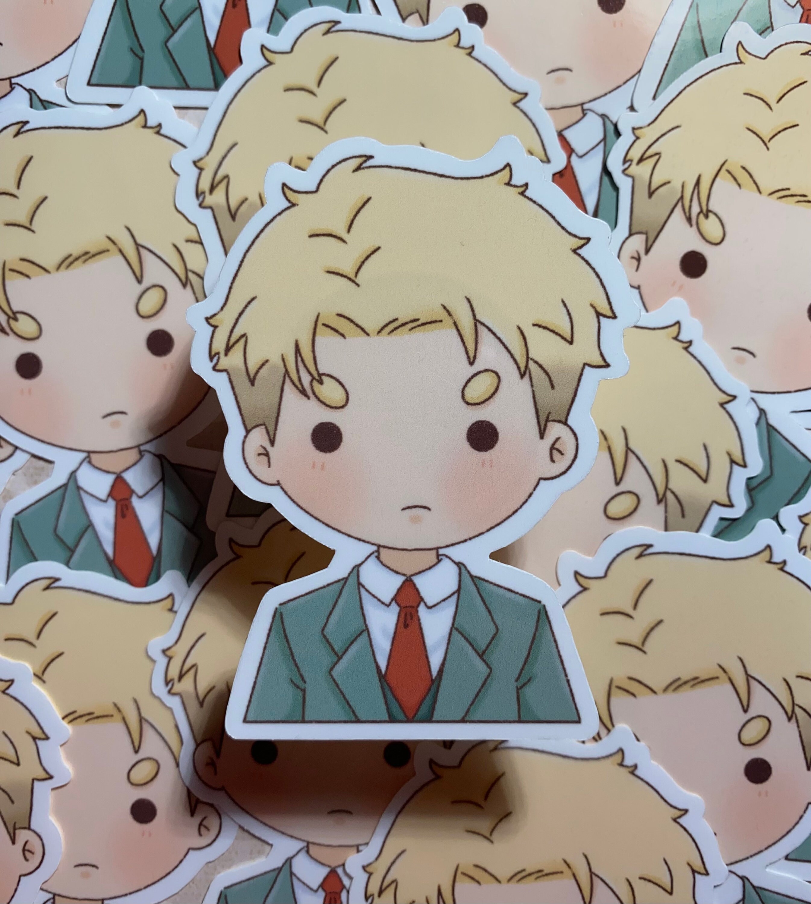 Anime Stickers Chibi Anime Weatherproof Glossy Stickers - Etsy