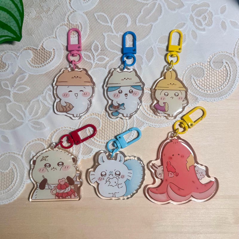 Chiikawa Keychain - Etsy