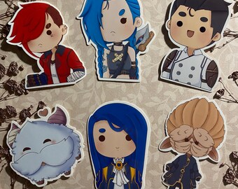 League of Legends Arcane Stickers - Etsy