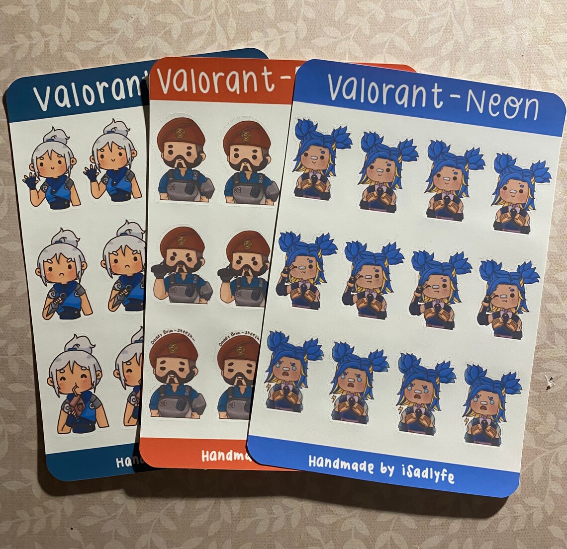 Valorant Sticker Sheets | Etsy