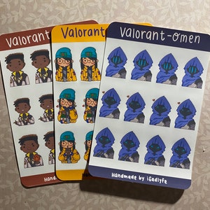 Valorant Sticker Sheets - Etsy