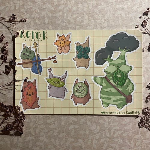 Legend of Zelda Korok Stickers - Etsy