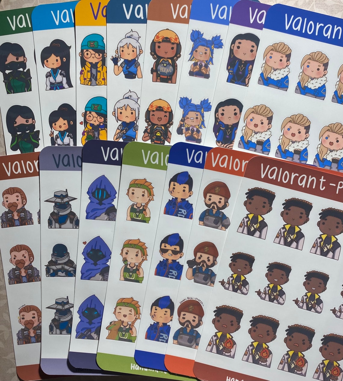 Valorant Sticker Sheets | Etsy