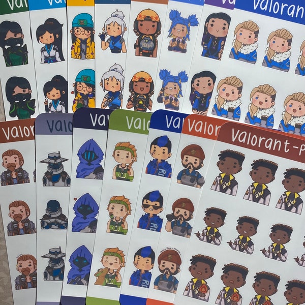 Valorant Stickers - Etsy