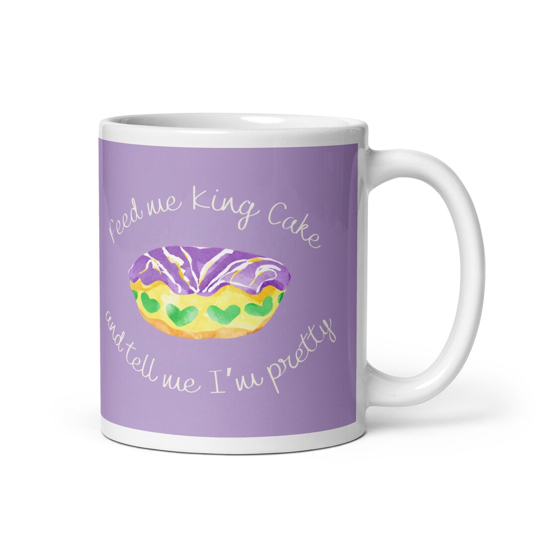 Mardi Gras Mug, Girly Aesthetic, Preppy, Grandmillennial, Bows, Gift ...