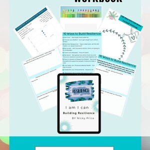 Building Resilience - Printable & PDF Workbook 9 Pages, Self Care, Help ...