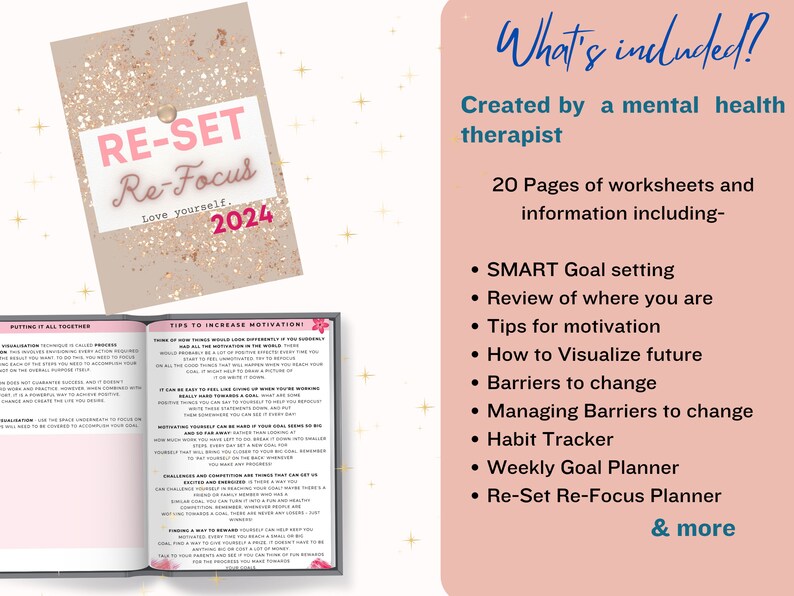 Re-set & Re-focus PDF Bundle 20 Worksheet Therapy Barriers - Etsy