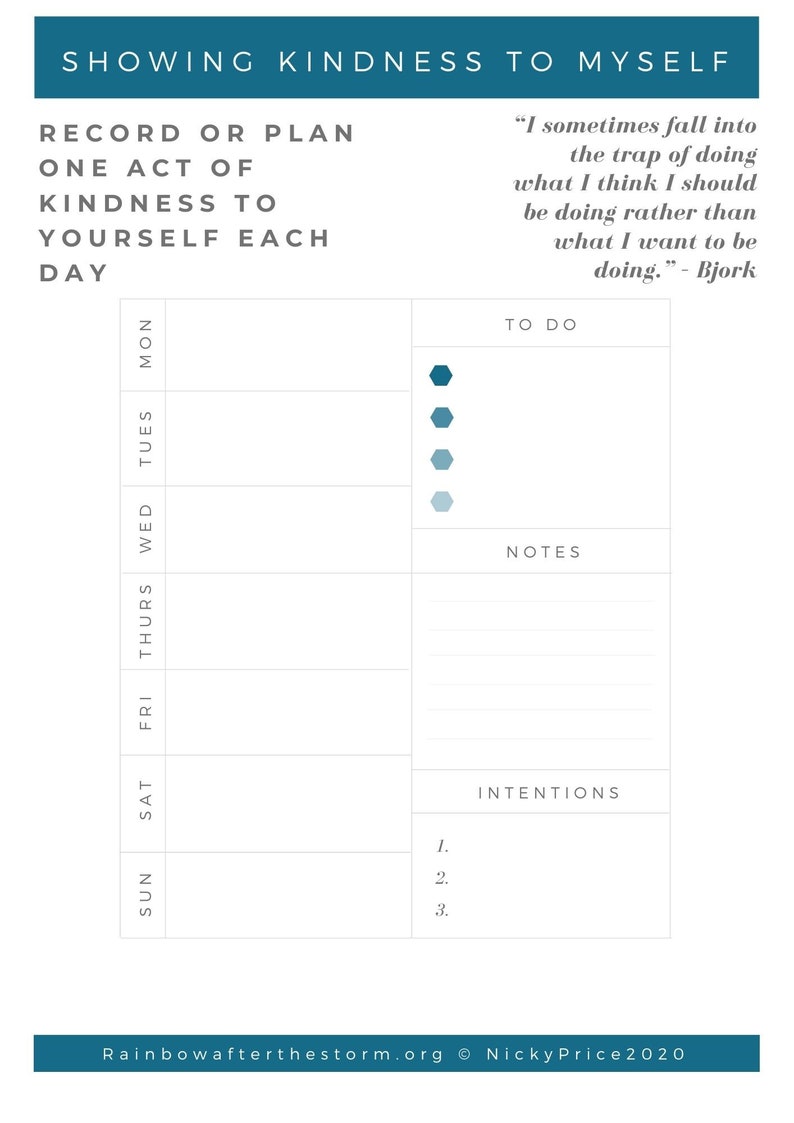 Building Resilience - Printable & PDF Workbook 9 Pages, Self Care, Help ...