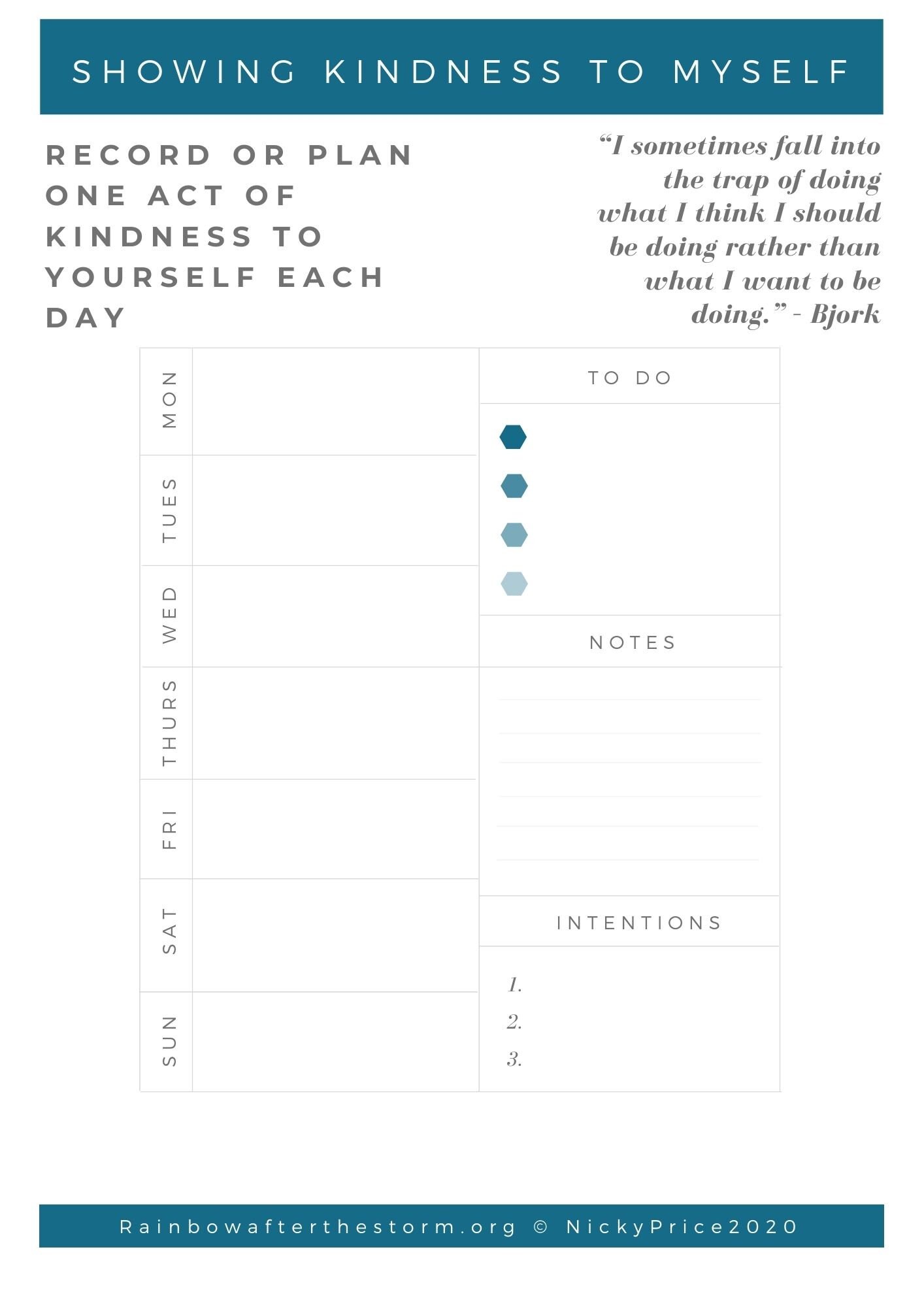 Building Resilience - Printable & PDF Workbook 9 Pages, Self Care, Help ...