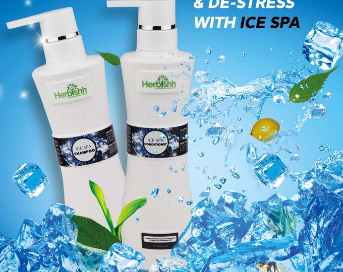 Herbishh Ice Spa Hair Shampoo & Conditioner Set - Etsy