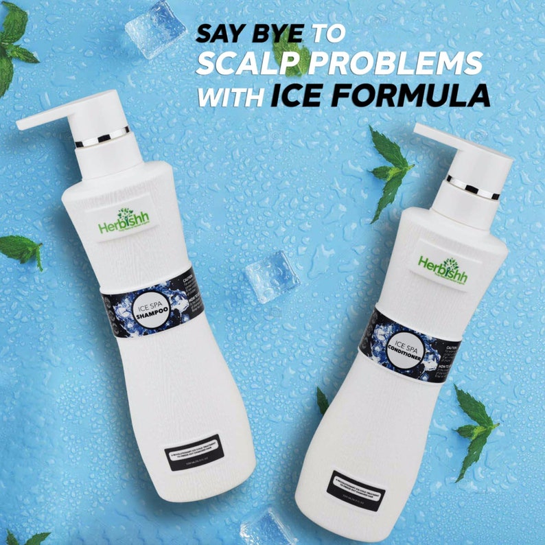Herbishh Ice Spa Hair Shampoo & Conditioner Set - Etsy