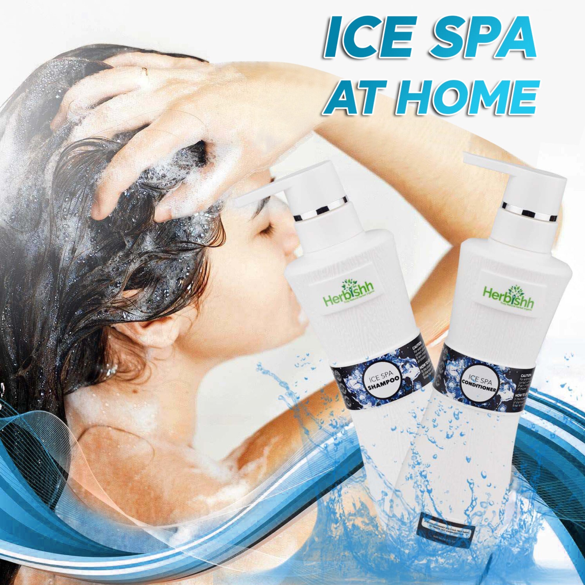 Herbishh Ice Spa Hair Shampoo & Conditioner Set - Etsy