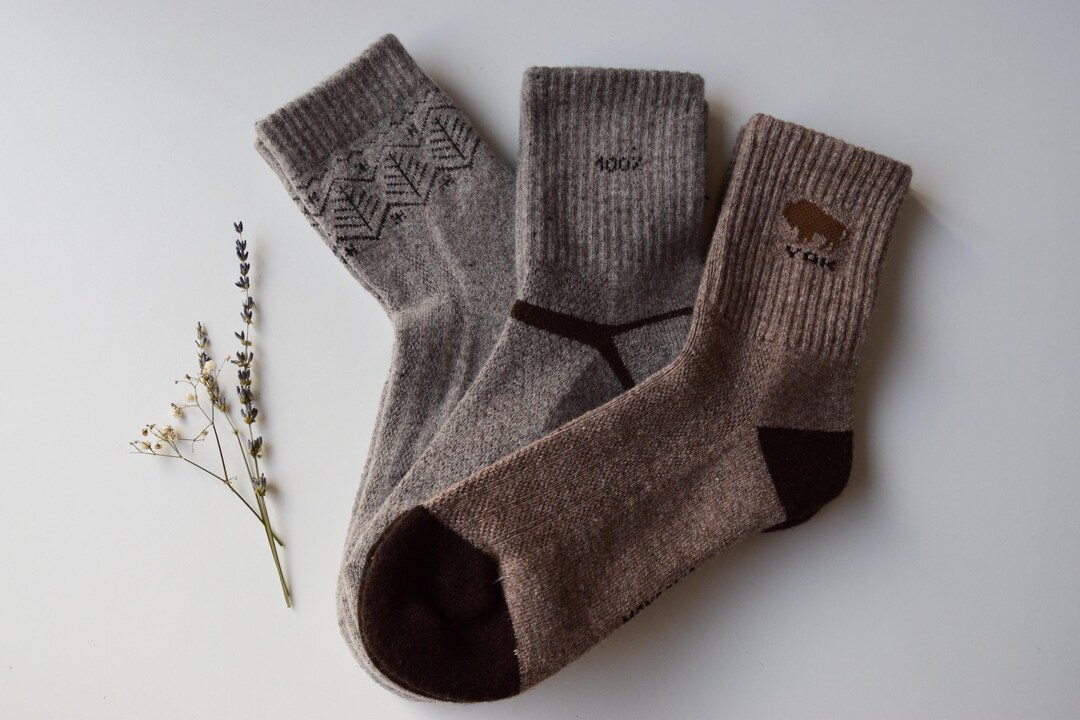 Yak Wool Socks, Size (40-42) Yanmal - Etsy