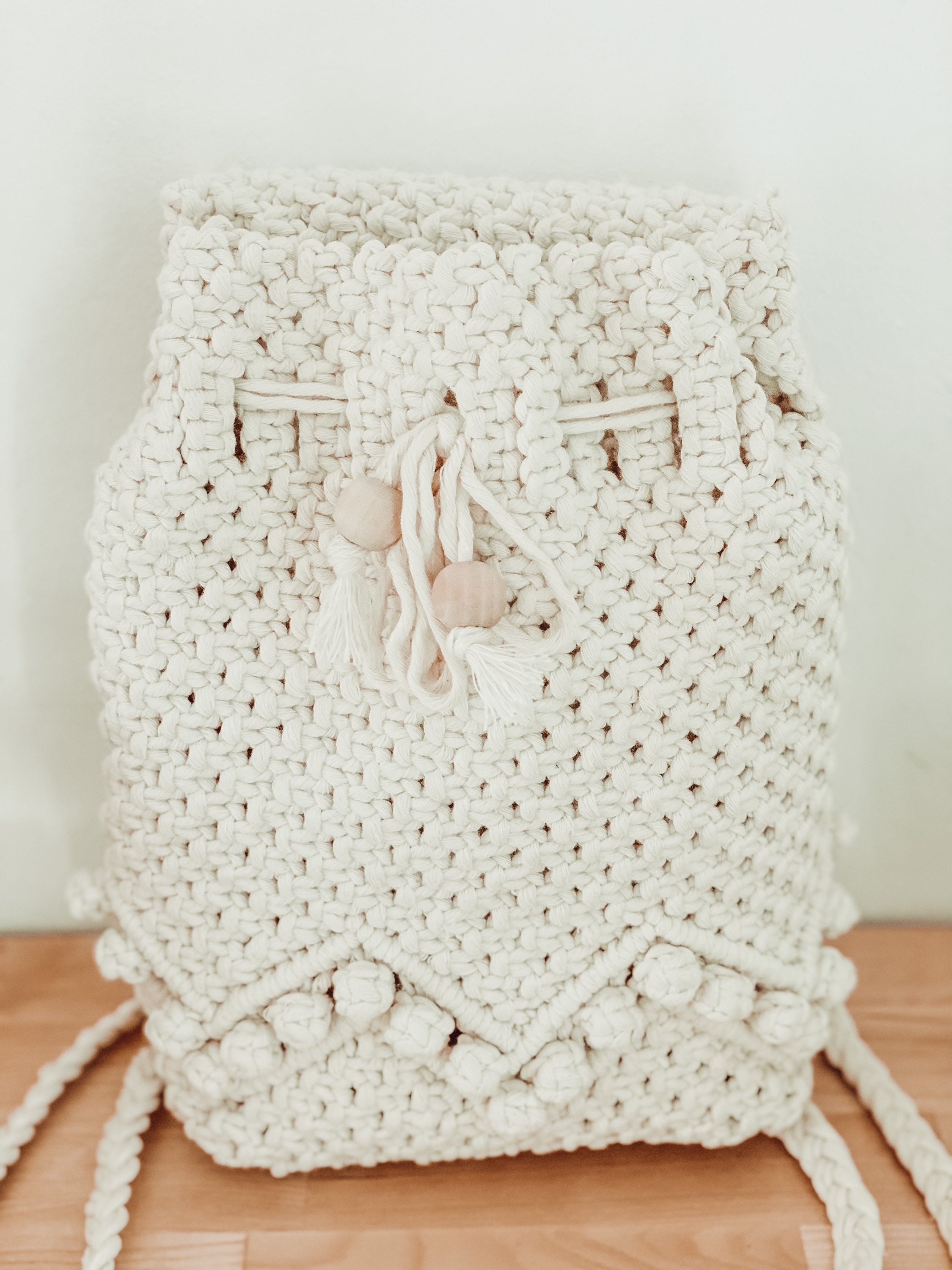 Macrame Backpack, Boho Macrame Backpack, Macrame Purse, Macrame Bag - Etsy