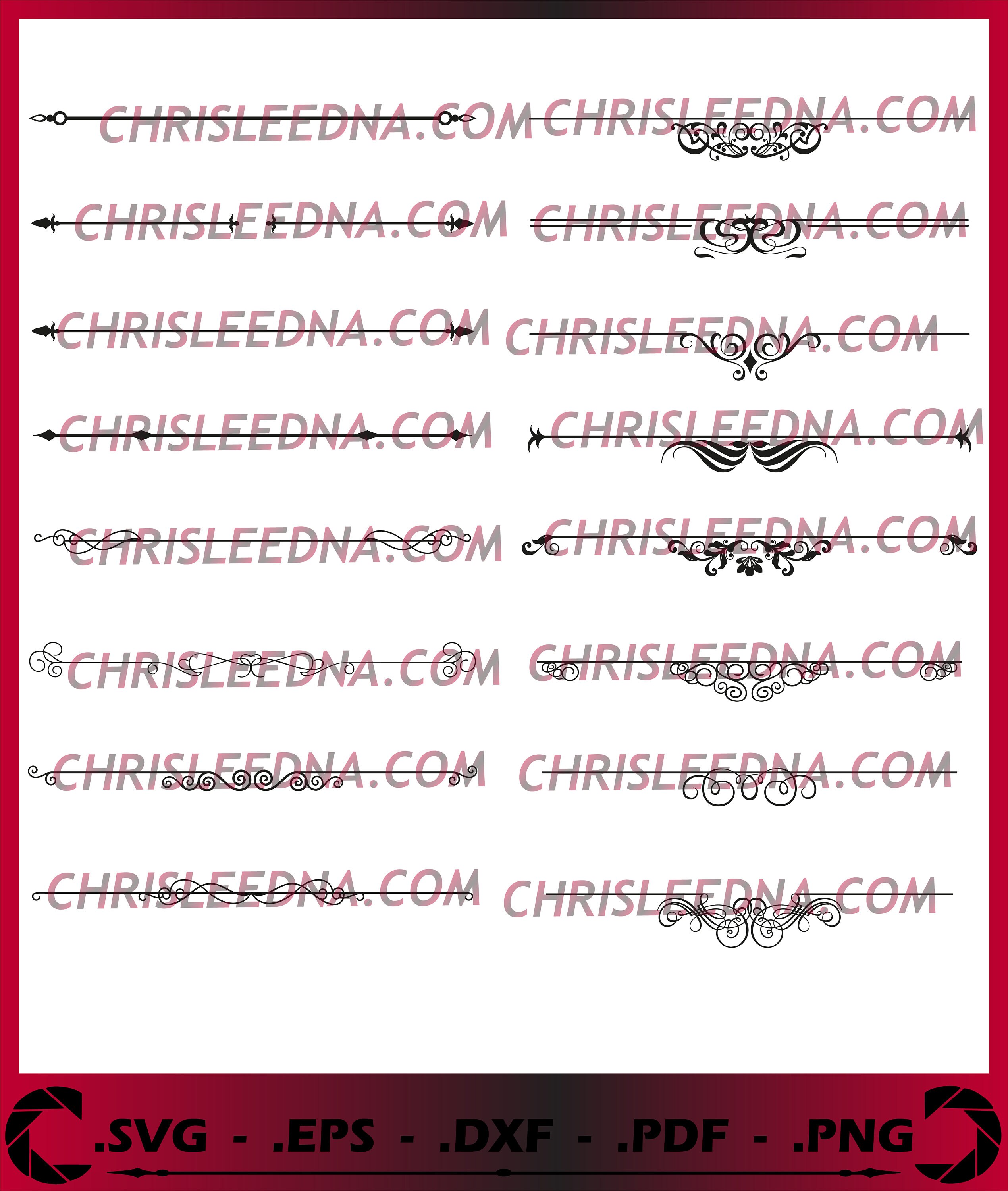 Line Dividers SVG SVG Files for Cricut Tshirt Clothing - Etsy