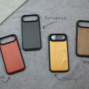 Personalized Wooden Phone Case | Custom Photo Engraving | Hand-drawn ...