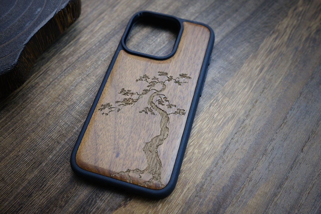 The Majestic Pine Tree Art, Wood Case for Iphone, Samsung Galaxy and ...