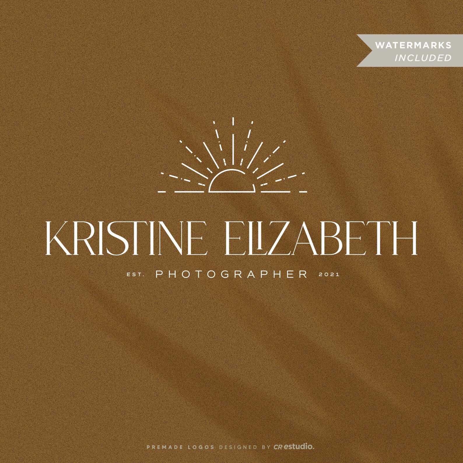 Boho Logo Design Premade Logo Set Photographer Logo Beach - Etsy