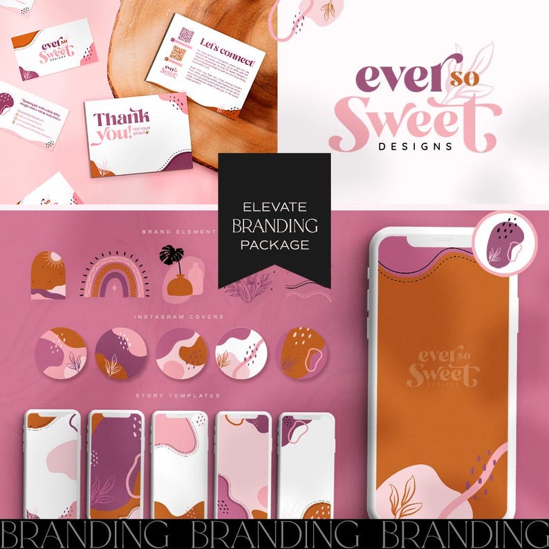 Custom Logo Design Branding Package | Social Media Design Kit | Brand ...