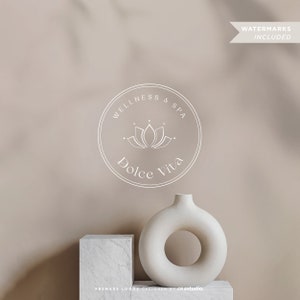 Lotus Logo Design, Branding Kit, Monogram, Beauty Logo, Business Logo ...