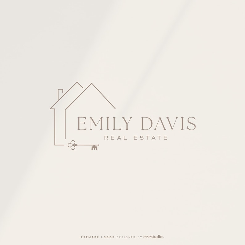 Premade Realtor Logo Set | Elegant Minimalist Design | Real Estate Logo ...