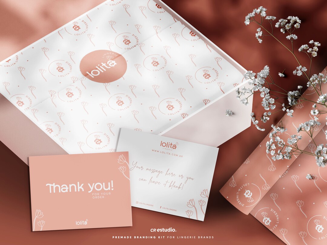 Premade Branding Kit | Label Design | Branding Pattern | Packaging ...