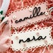 Lacey Tag- Acrylic Basket Tag With Custom Name - Etsy