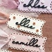 Lacey Tag- Acrylic Basket Tag With Custom Name - Etsy