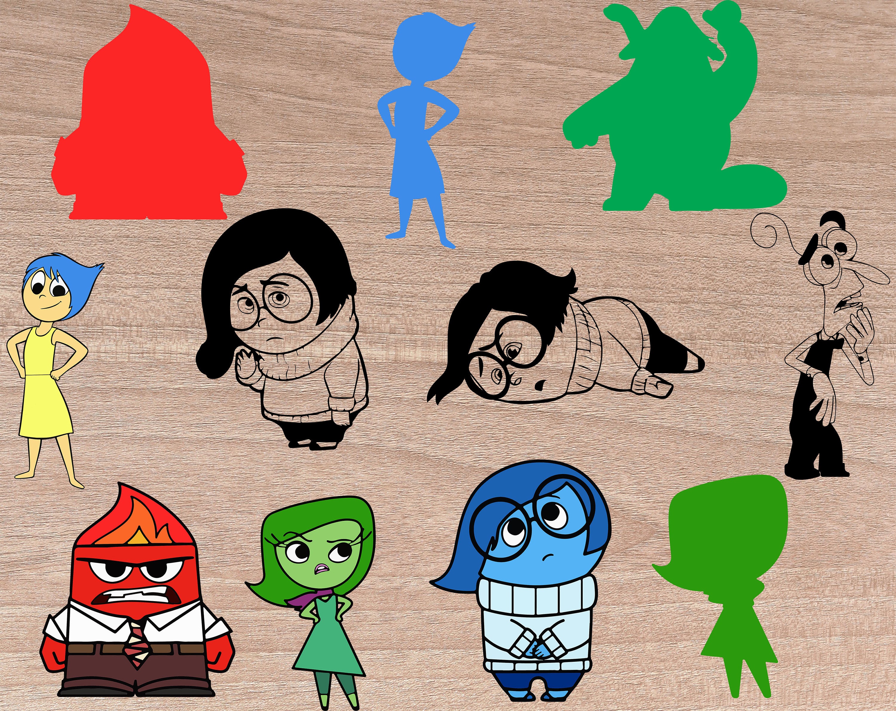 Inside Out bundle svg png dxf Inside Out svg png dxf | Etsy