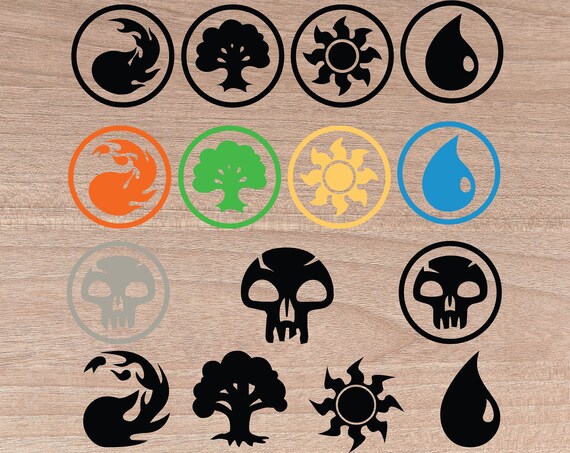 Magic the gathering bundle svg png dxf Magic the gathering | Etsy