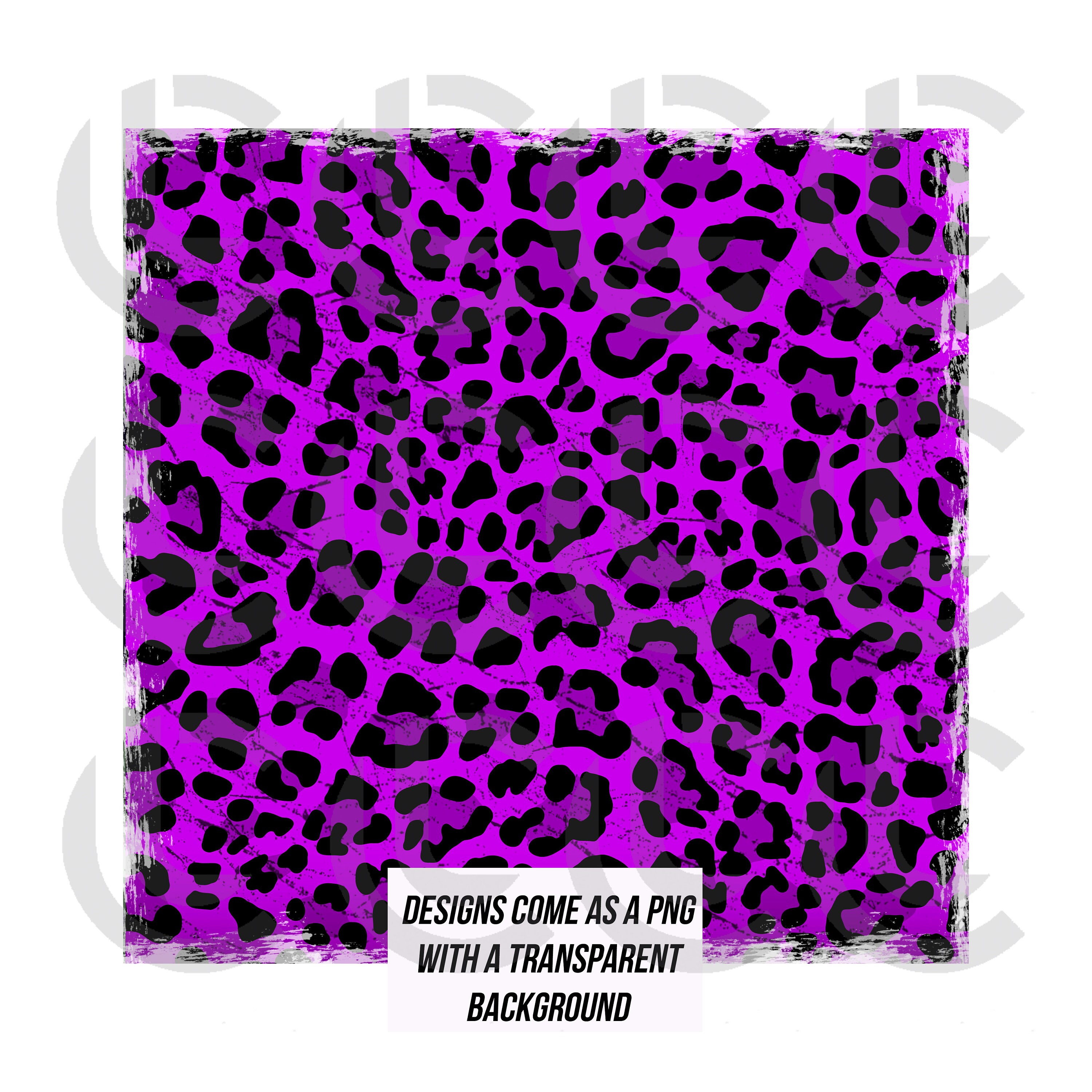 Distressed Purple Leopard Sublimation Design Background - Etsy UK