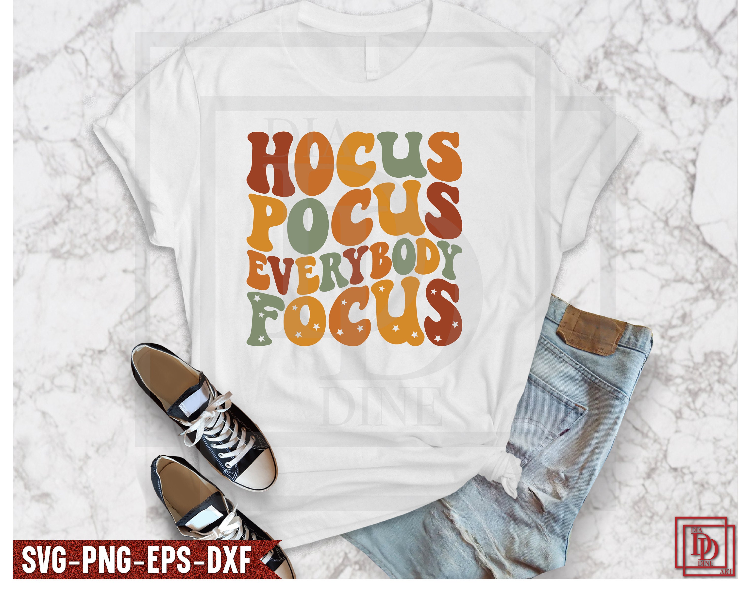 Hocus Pocus Everybody Focus Svg Halloween Teacher Shirt Svg - Etsy
