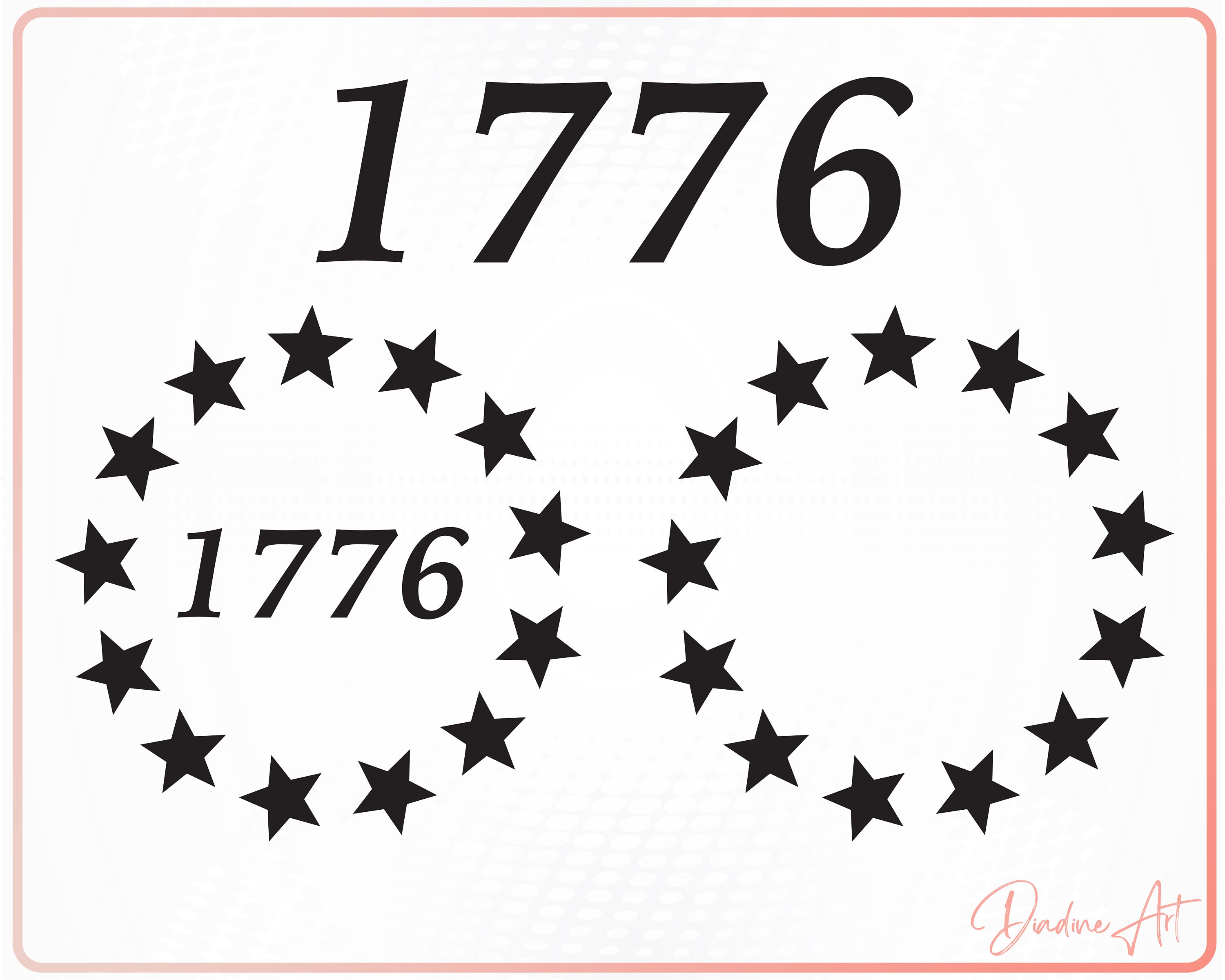1776 American Flag SVG Bundle, Betsy Ross Svg, 4th of July Svg ...