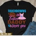 Touchdown or Tutus Daddy Loves You SVG, Gender Reveal SVG, Pregnancy ...