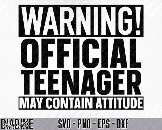 Birthday Girl Svg Warning Official Teenager Svg Official | Etsy