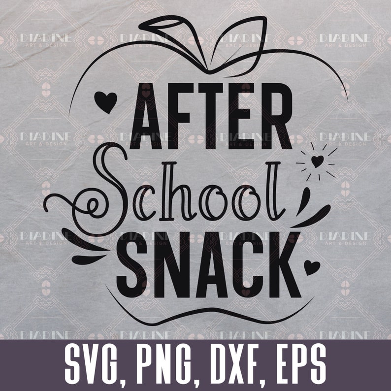 After School Snack SVG Teacher Gift SVG Teacher - Etsy