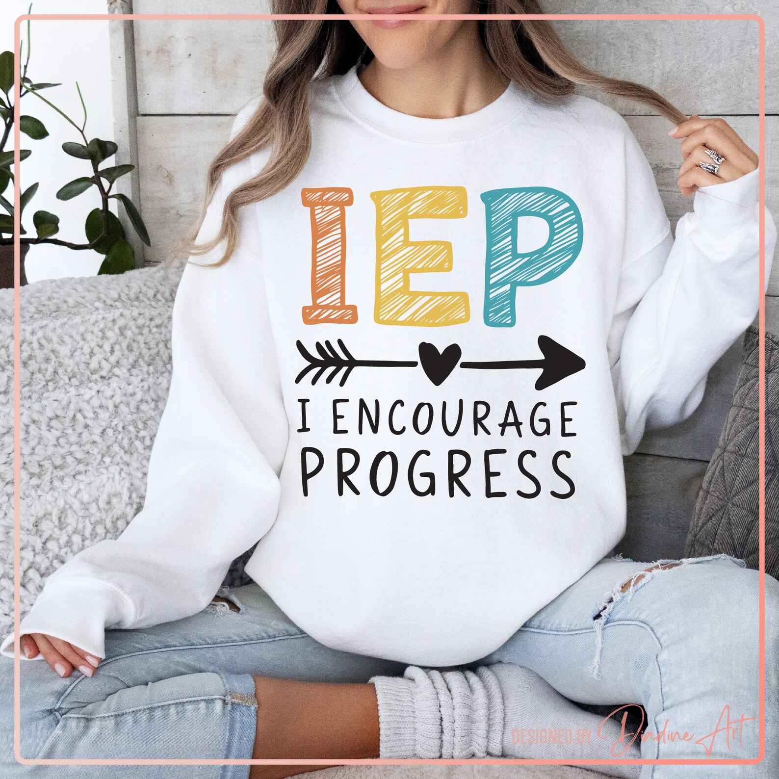 IEP Encourages Progress SVG PNG | Motivational Special Education Quote ...