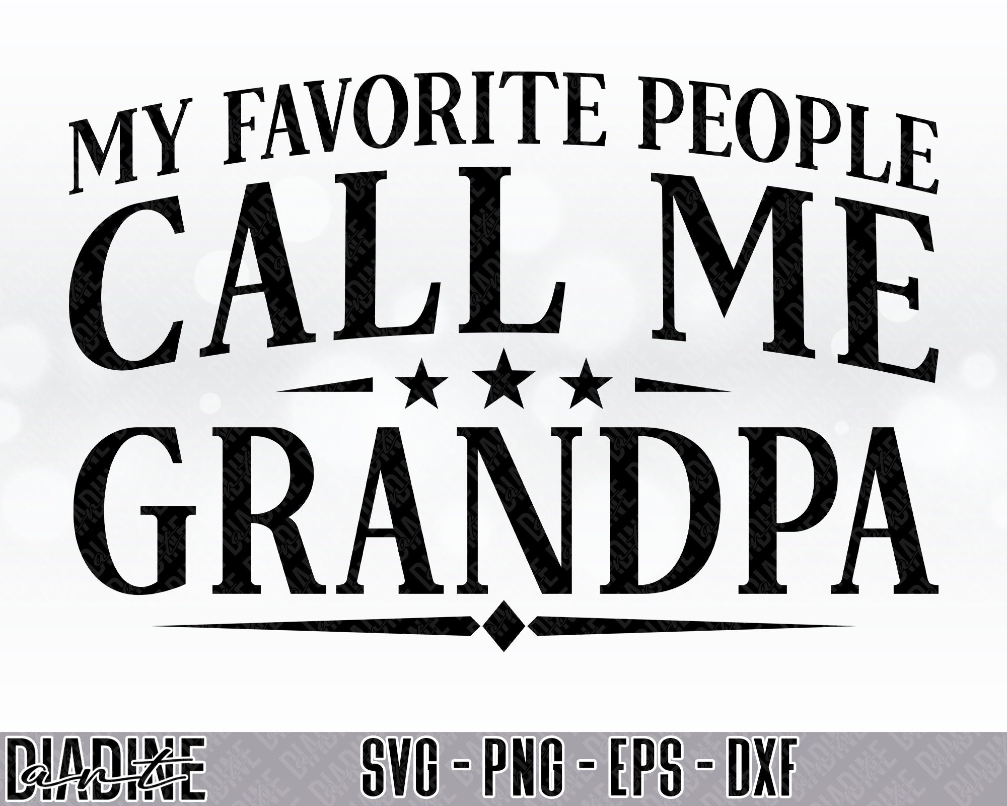 My Favorite People Call Me Grandpa Funny Grandpa Design Svg - Etsy UK