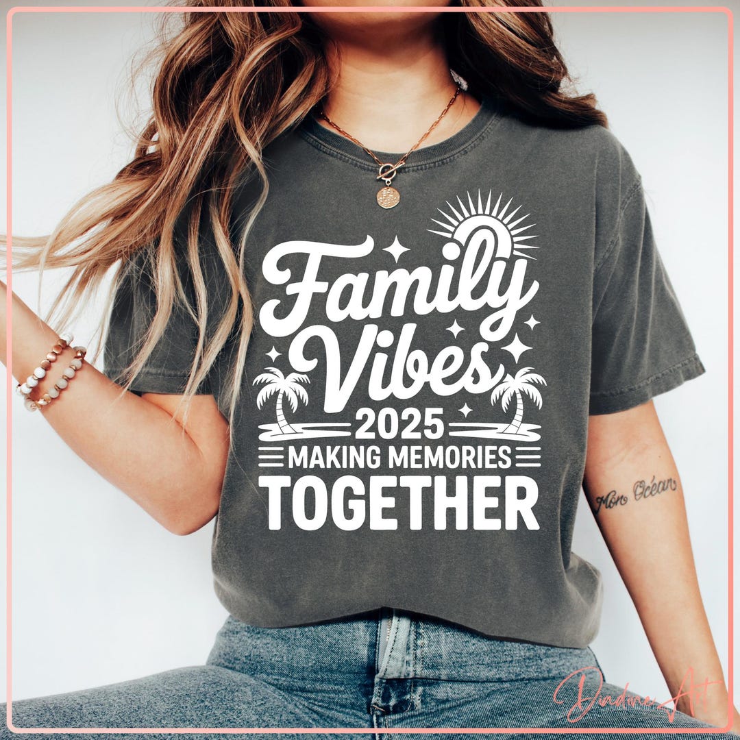 Family Vibes SVG PNG | Family Matching Sublimation Design | Family Love ...