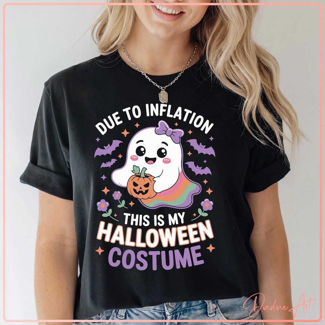 Funny Ghost Inflation SVG PNG DXF | Cute Halloween Costume Quote ...