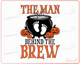 A Baby is Brewing Svg the Man Behind the Brew Svg Couples - Etsy